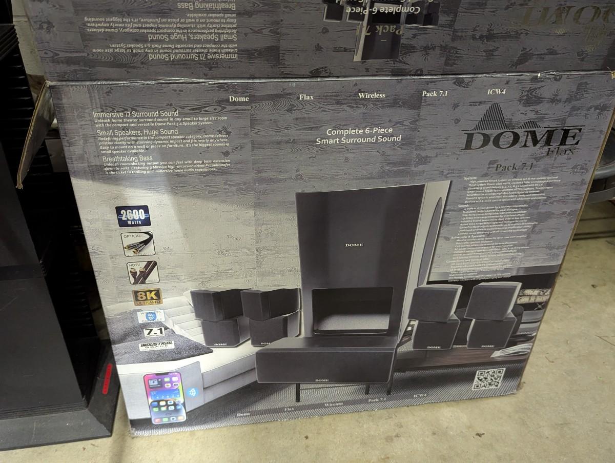 Home Theatre Dome Flax Pack 7.1 Sound System | EstateSales.org