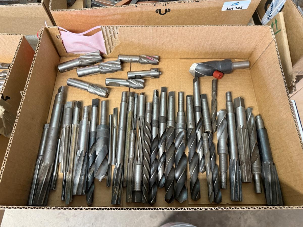 Box of metal drilling bits/machine bits | EstateSales.org