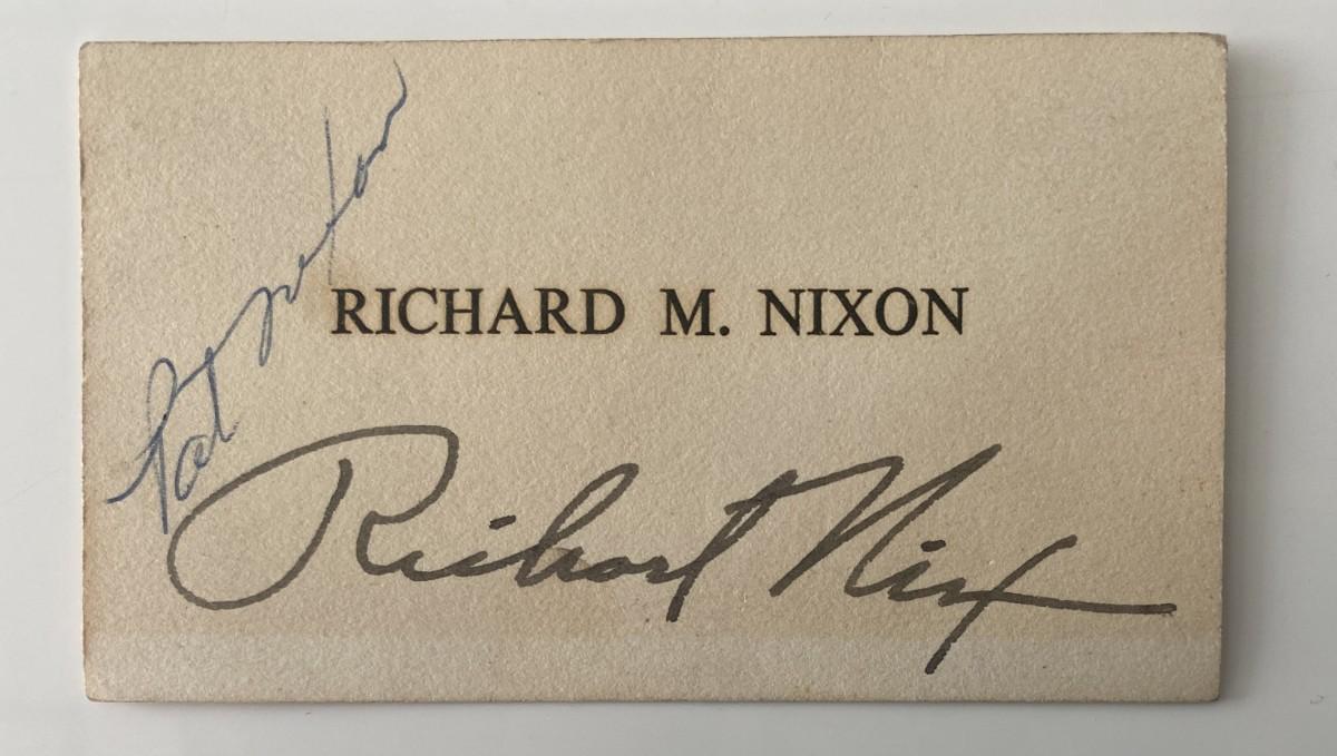 Pat Nixon original signature | EstateSales.org