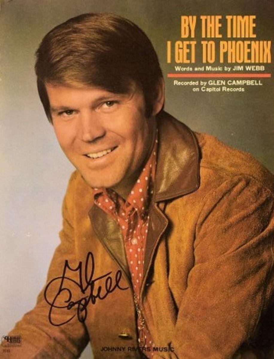Glen Campbell signed sheet music | EstateSales.org