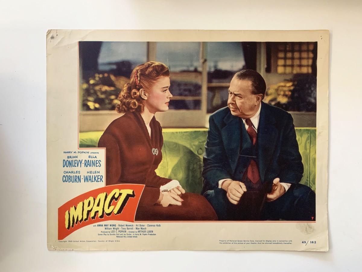 Impact original 1949 vintage lobby card | EstateSales.org