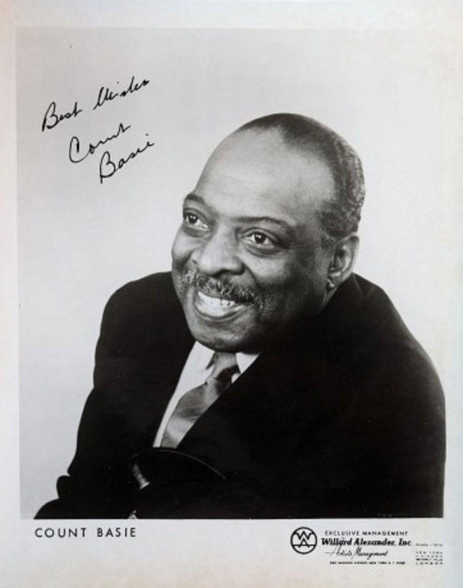 Count Basie signed photo | EstateSales.org
