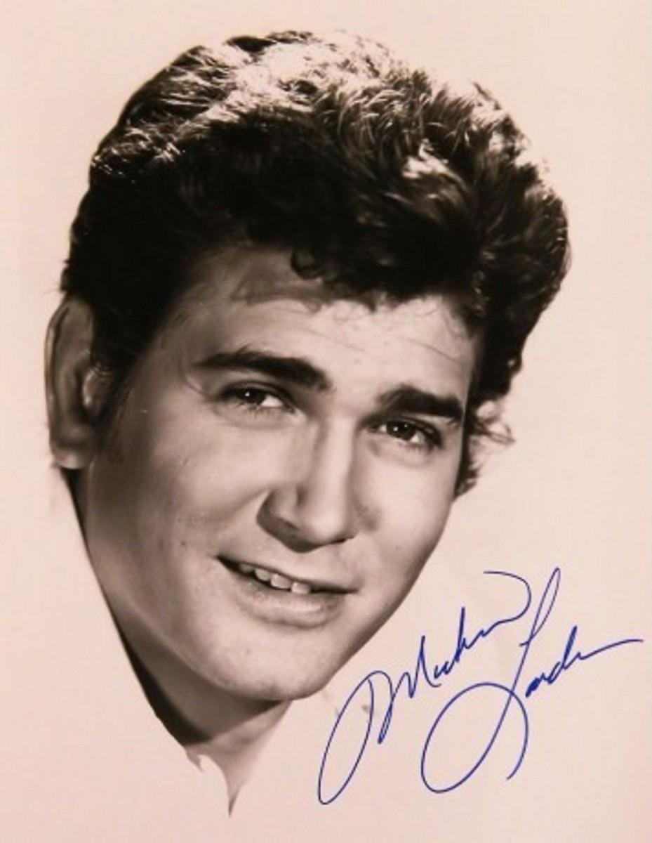 Michael Landon signed portrait photo | EstateSales.org