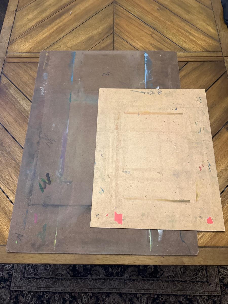 Masonite boards. | EstateSales.org