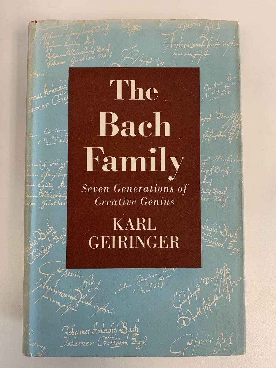 The Bach Family Karl Geiringer signed first edition book | EstateSales.org
