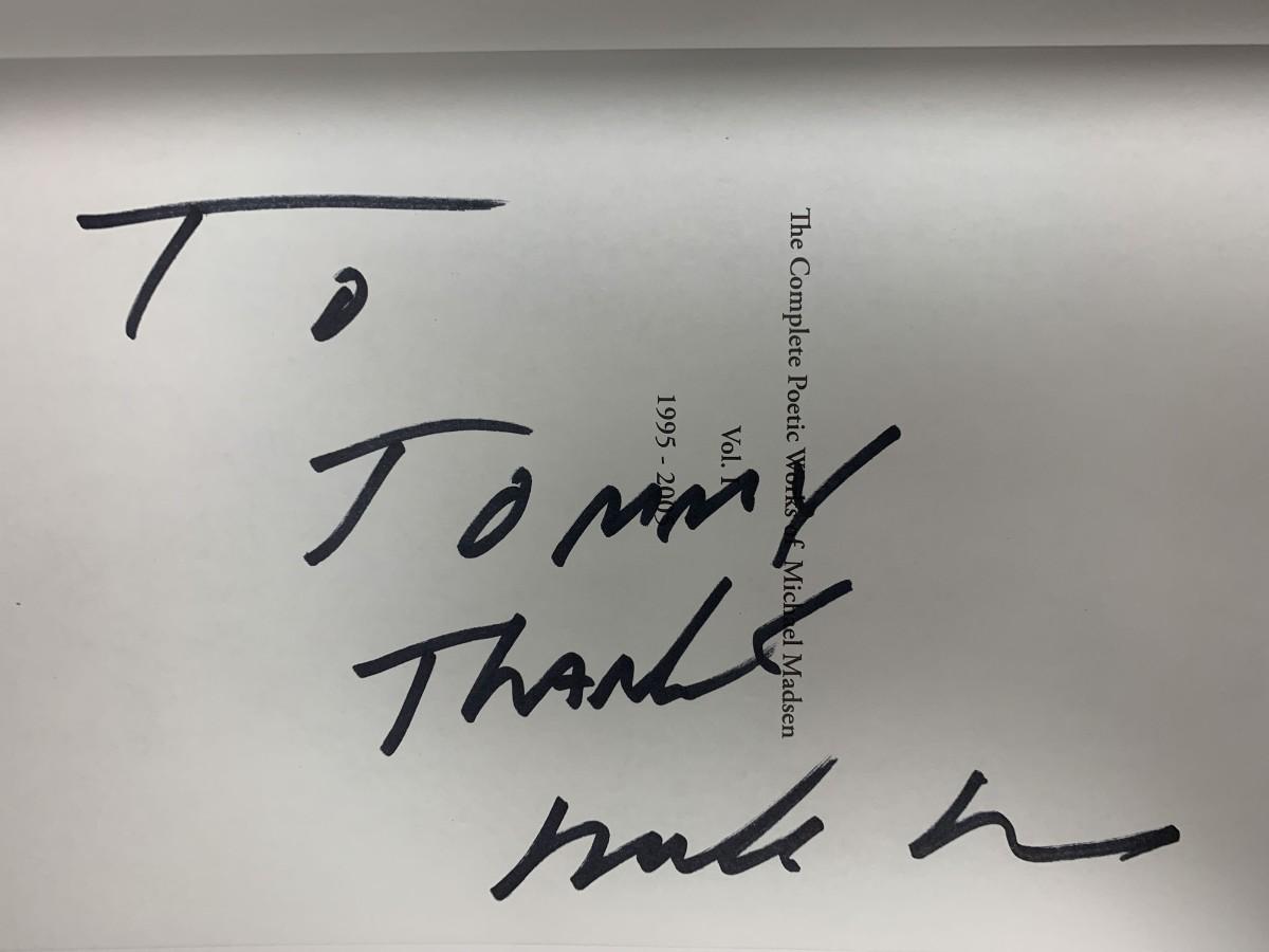 The Complete Poetic Works Of Michael Madsen signed book | EstateSales.org