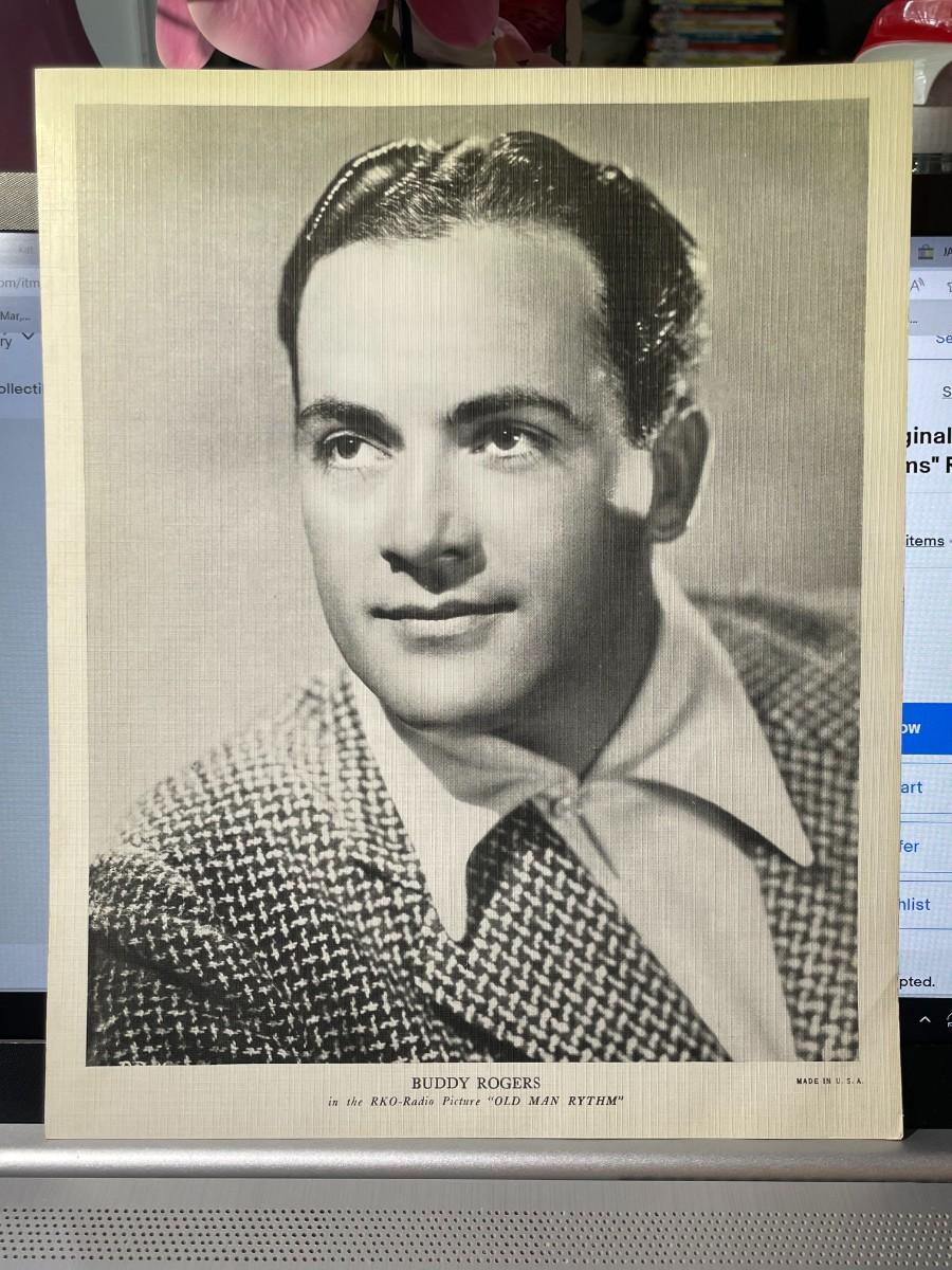 Buddy Rogers Original 1930's - 8x10 Linen Photo "Old Man Rythm" RKO ...