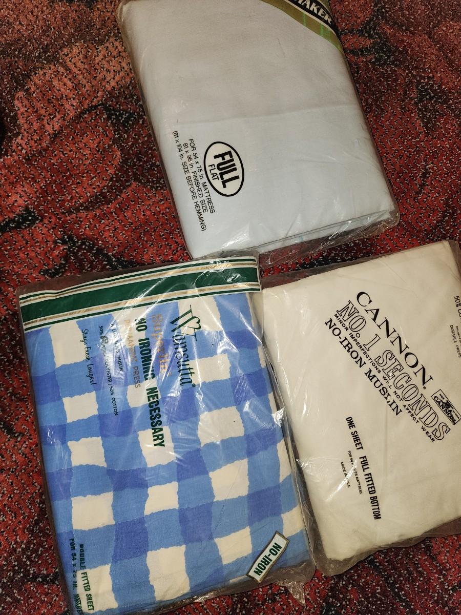 Vintage sheets still in packages. | EstateSales.org