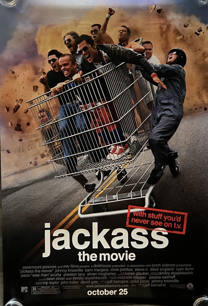 Jackass original double-sided movie poster | EstateSales.org