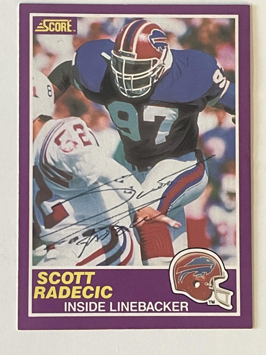 Buffalo Bills Scott Radecic signed 1989 Score #393S trading card ...