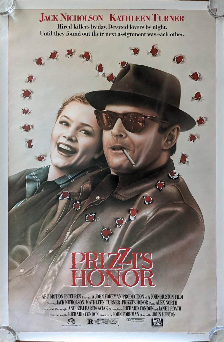 Prizzis Honor 1985 Original One Sheet Movie Poster | EstateSales.org