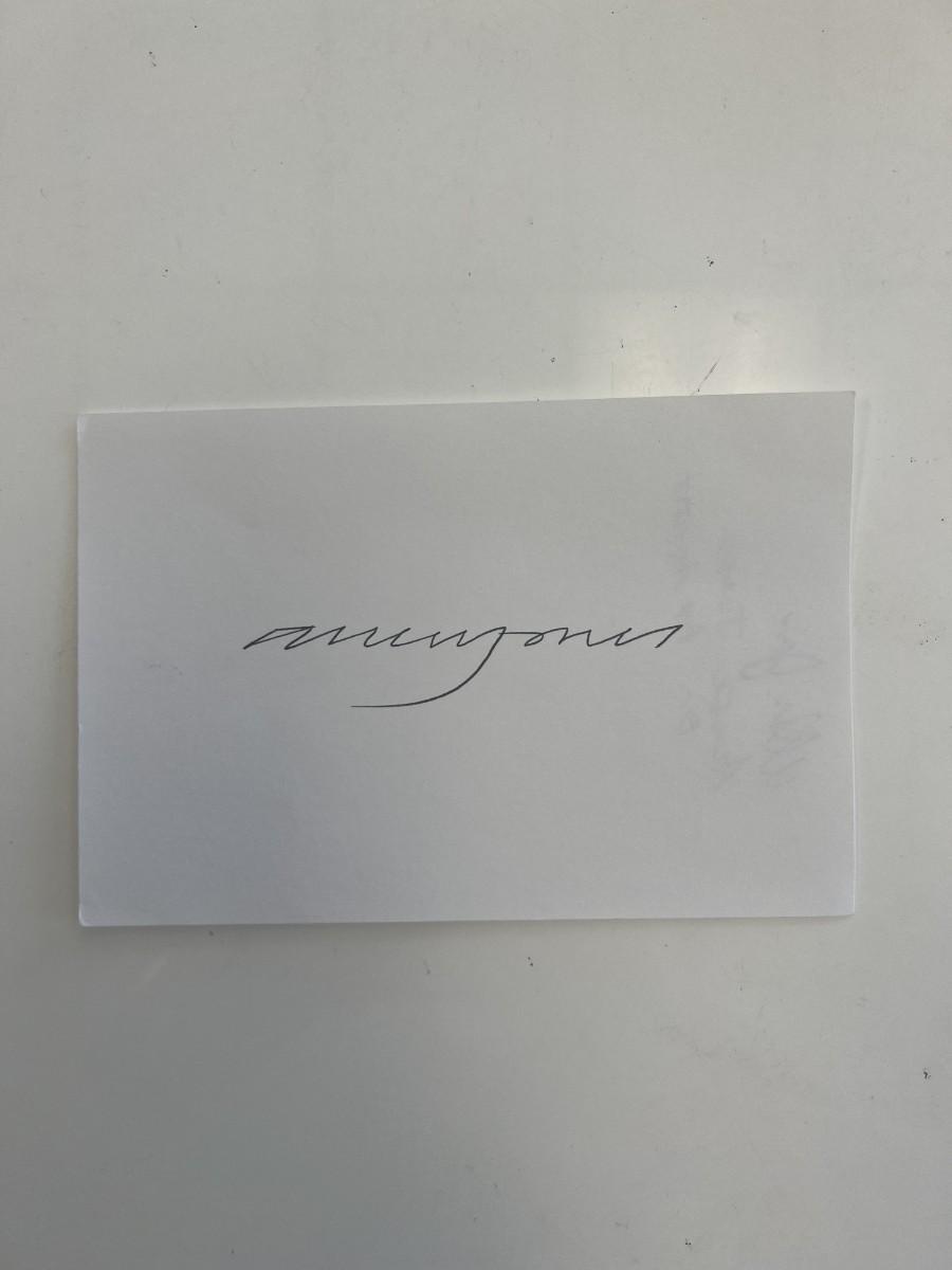 British pop artist Allen Jones original signature | EstateSales.org