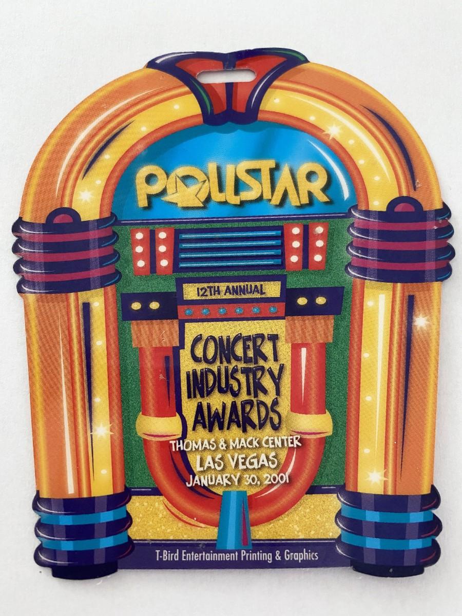 12th Annual Pollstar Concert Industry Awards Party Backstage Pass ...