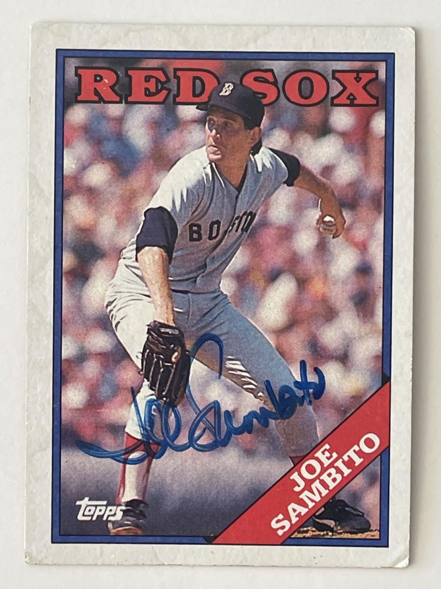 Boston Red Sox Joe Sambito signed 1988 Topps #784 trading card ...