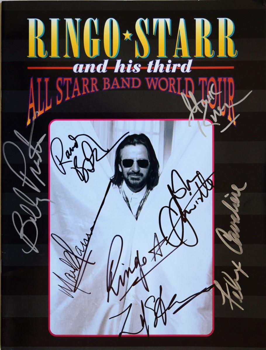 Ringo Starr Third All Starr Band signed Tour Book | EstateSales.org