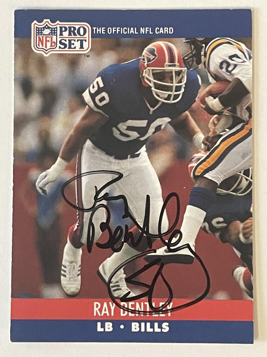 Buffalo Bills Ray Bentley signed NFL Pro Set trading card | EstateSales.org