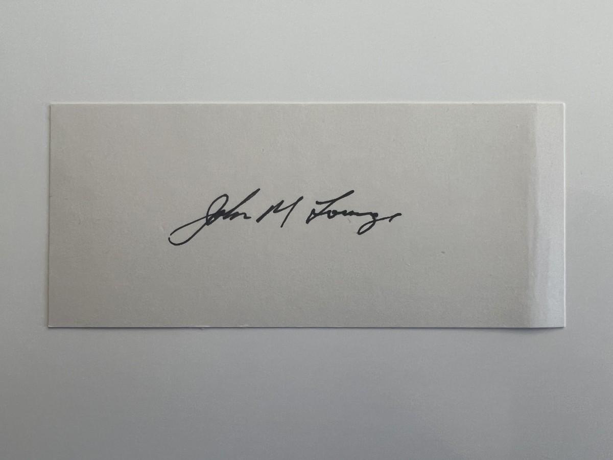 John M. Lounge original signature | EstateSales.org