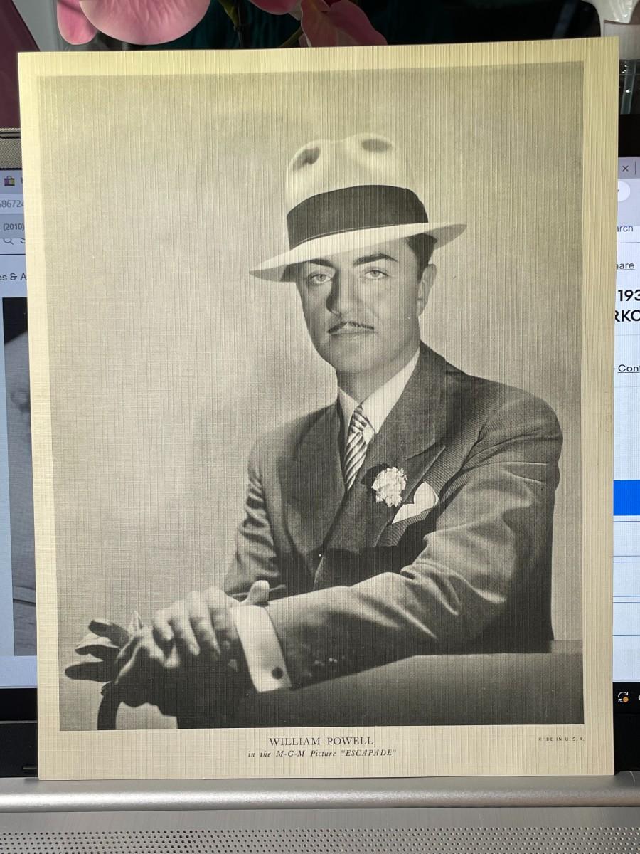 William Powell Original 1930's - 8x10 Linen Photo "ESCAPADE" MGM ...