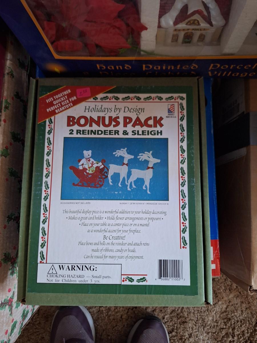 Reindeer And Sleigh | EstateSales.org