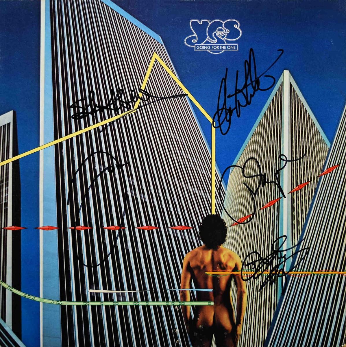 Yes signed Going For One album | EstateSales.org