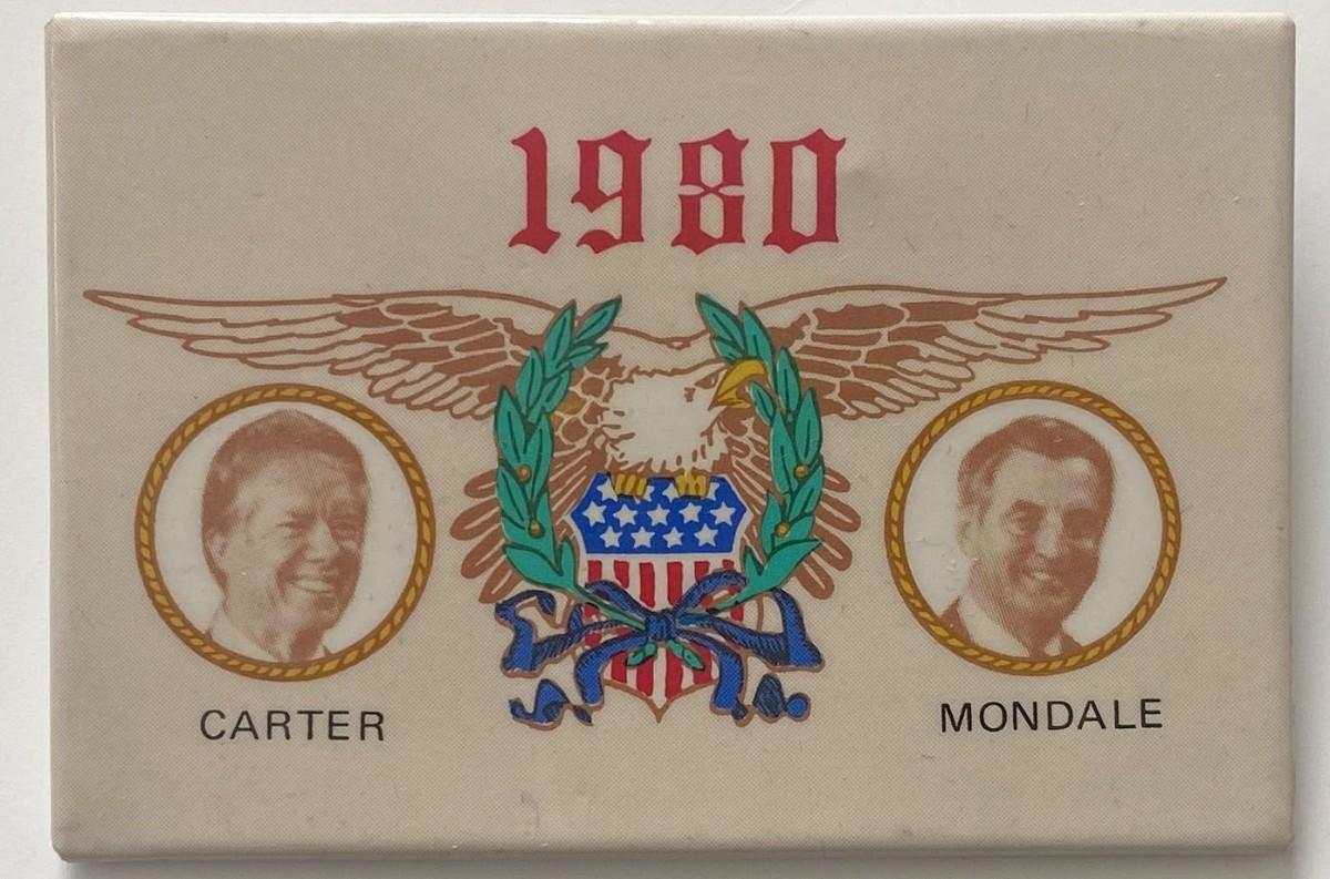 Jimmy Carter 1980 campaign pin | EstateSales.org