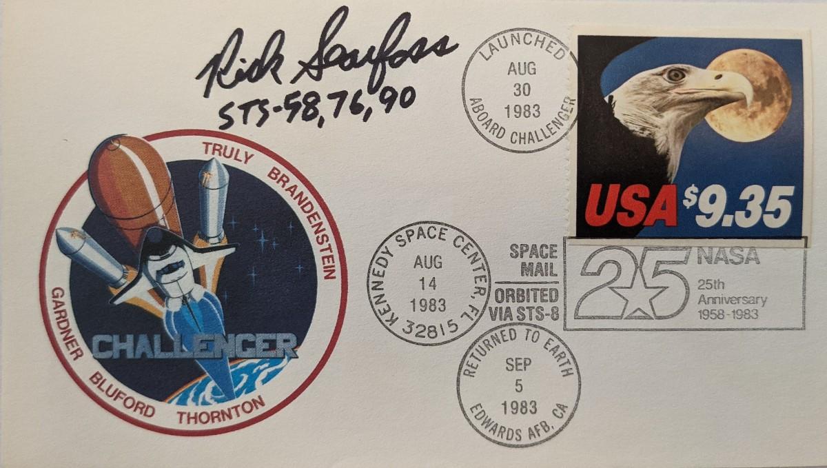 Richard A. Searfoss Signed NASA 25th Anniversary Challenger First Day ...