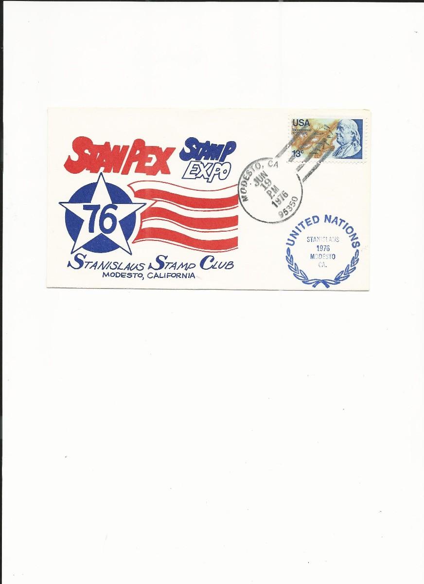 Stanpex Stamp Expo '76 - Stamp Club Cover - Modesto, CA | EstateSales.org
