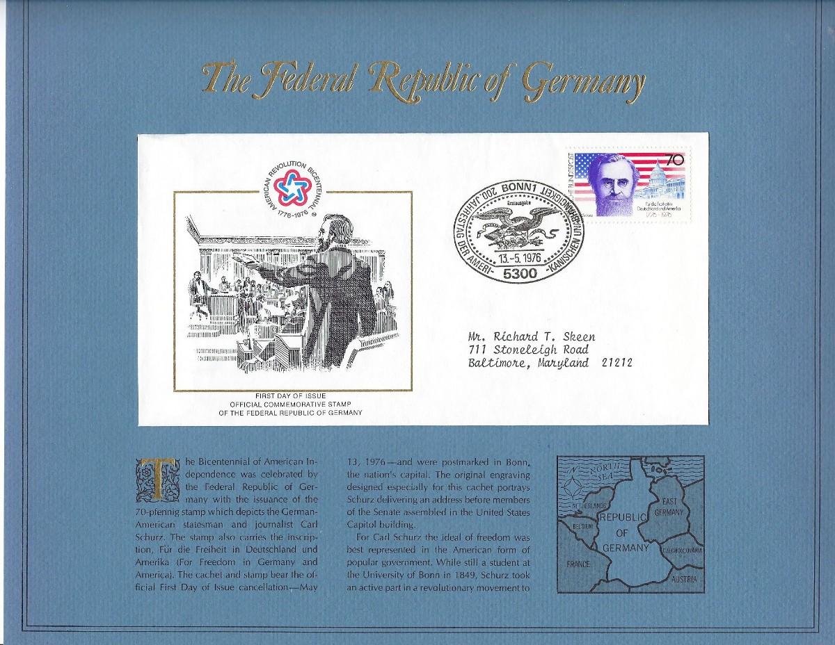 The Federal Republic of Germany - American Bicentennial Commemorative ...