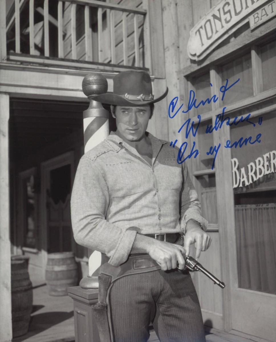 Clint Walker signed photo | EstateSales.org