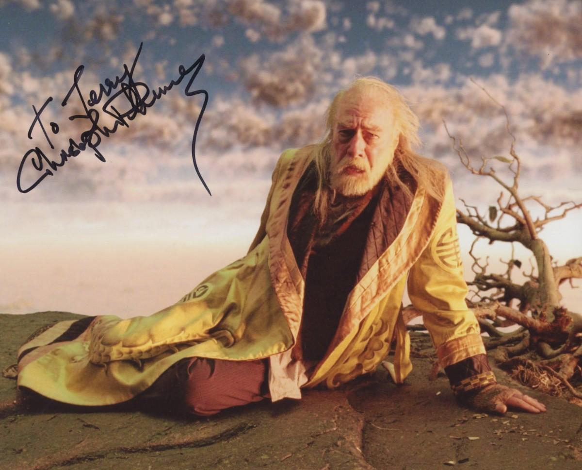 Christopher Plummer signed movie photo | EstateSales.org