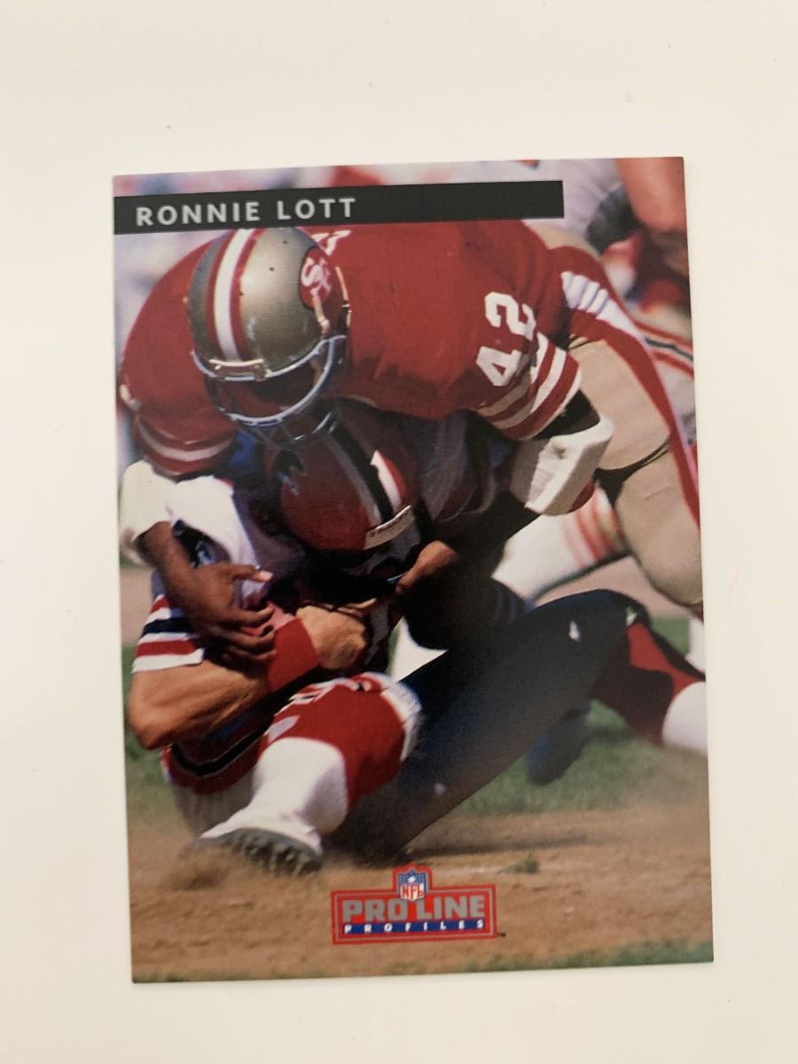 Ronnie Lott NFL Pro Line Profiles Football Card | EstateSales.org