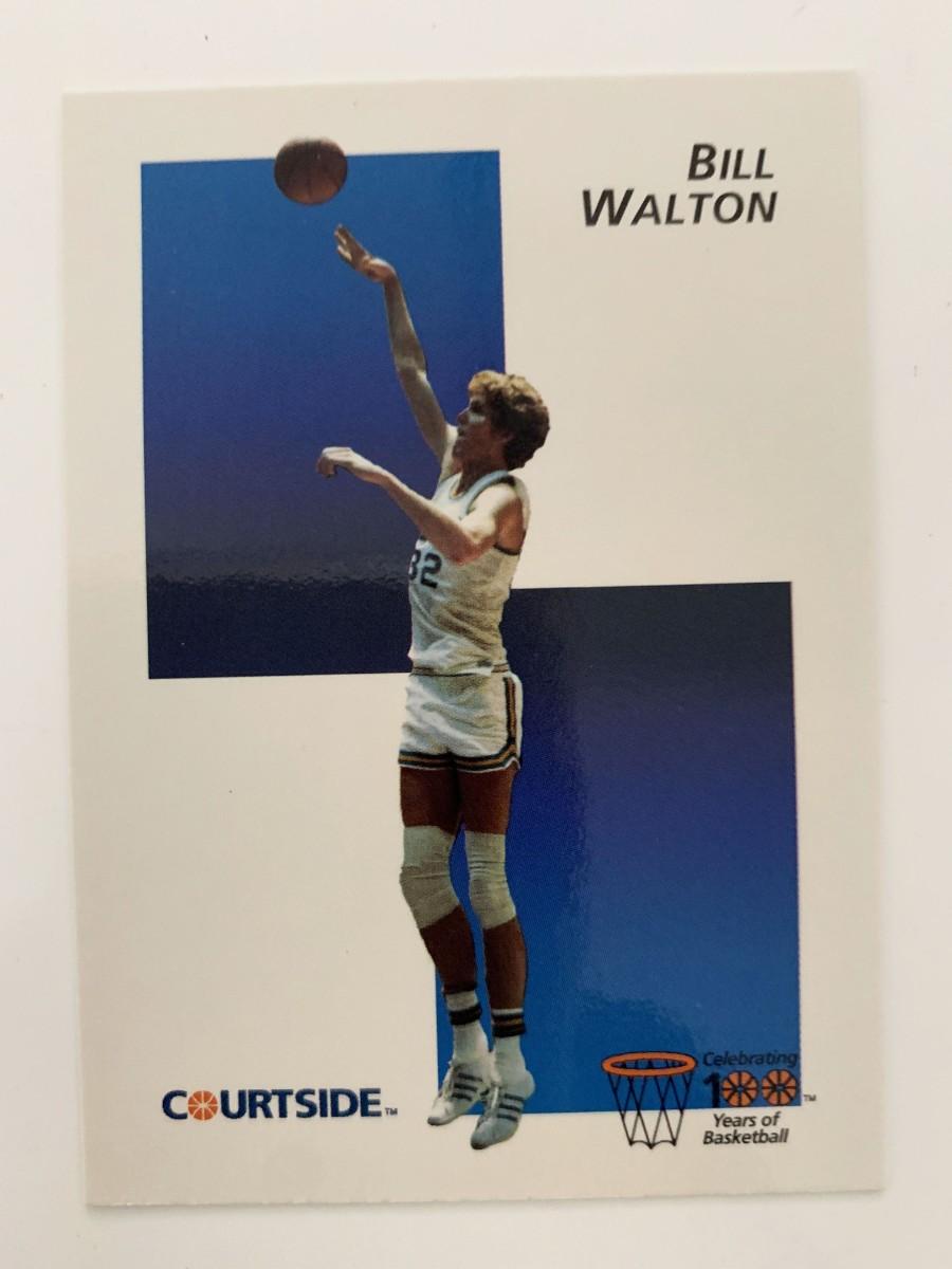 Bill Walton Courtside Basketball Card | EstateSales.org