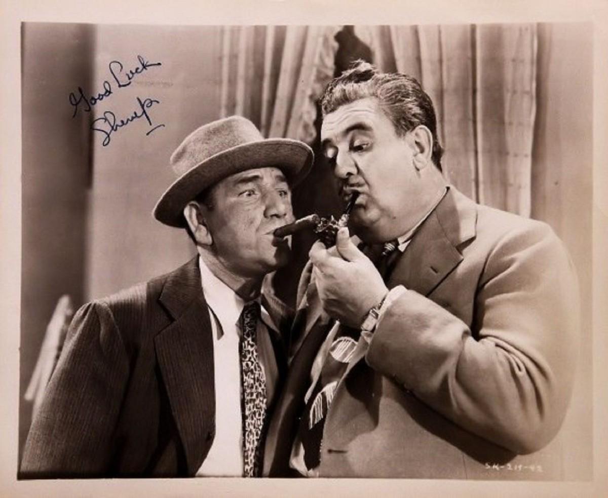 Shemp Howard signed movie still photo | EstateSales.org