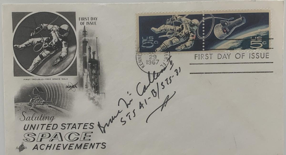Astronaut Bruce McCandless II signed FDC | EstateSales.org