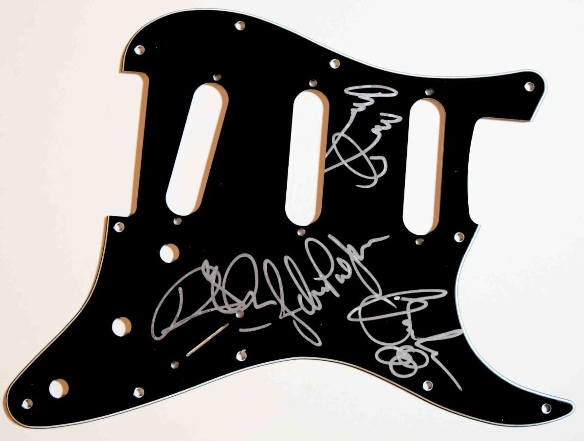 Led Zeppelin signed pickguard | EstateSales.org