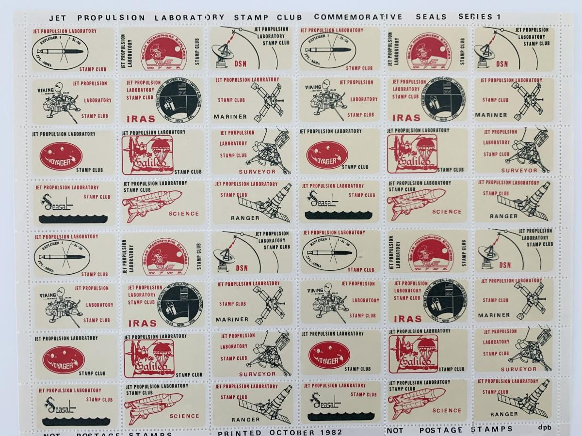 US Stamps Jet Propulsion Laboratory Stamp Club Sheet of 48 ...