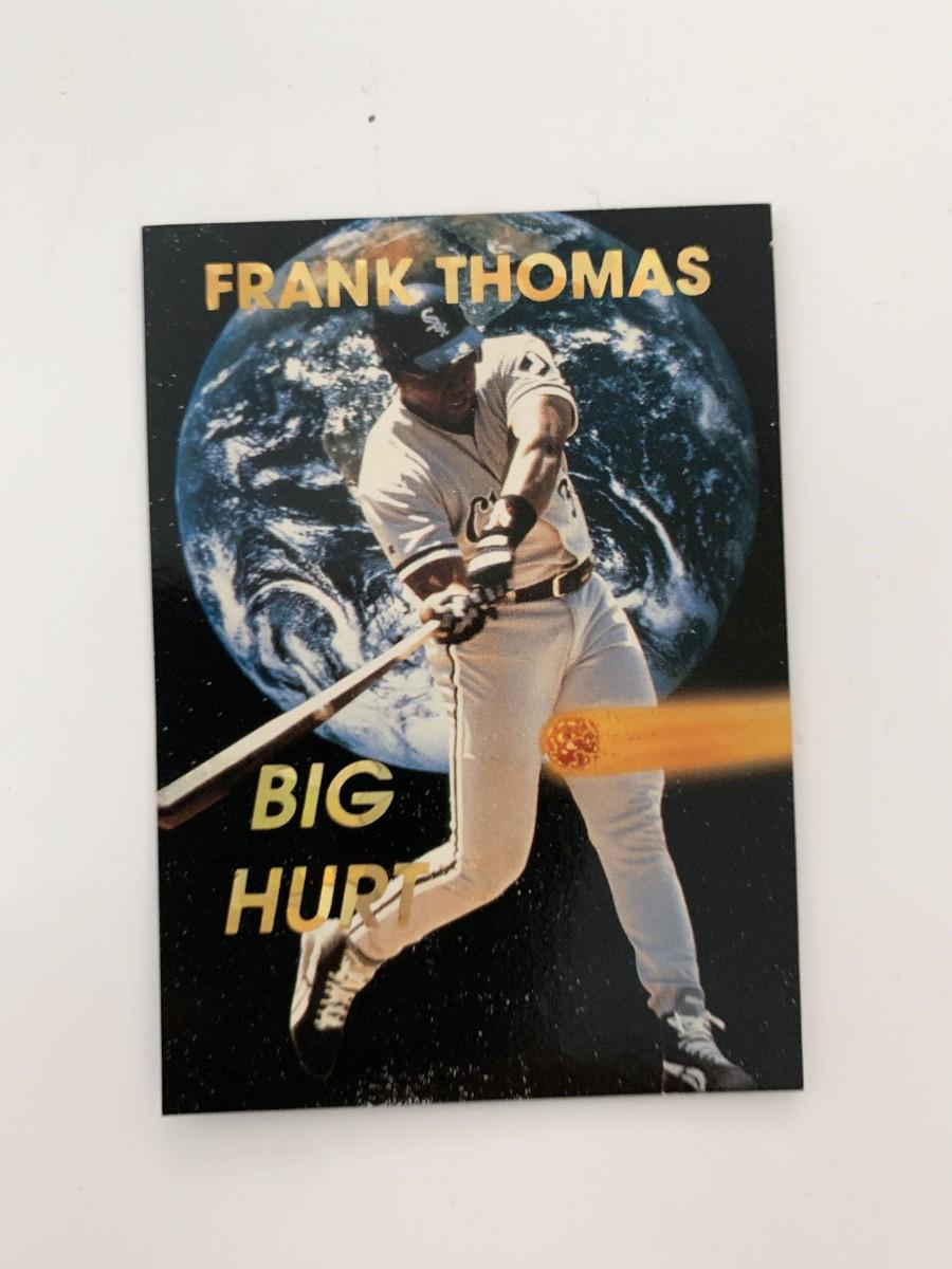 Frank Thomas Chicago White Sox Big Hurt Baseball Card | EstateSales.org