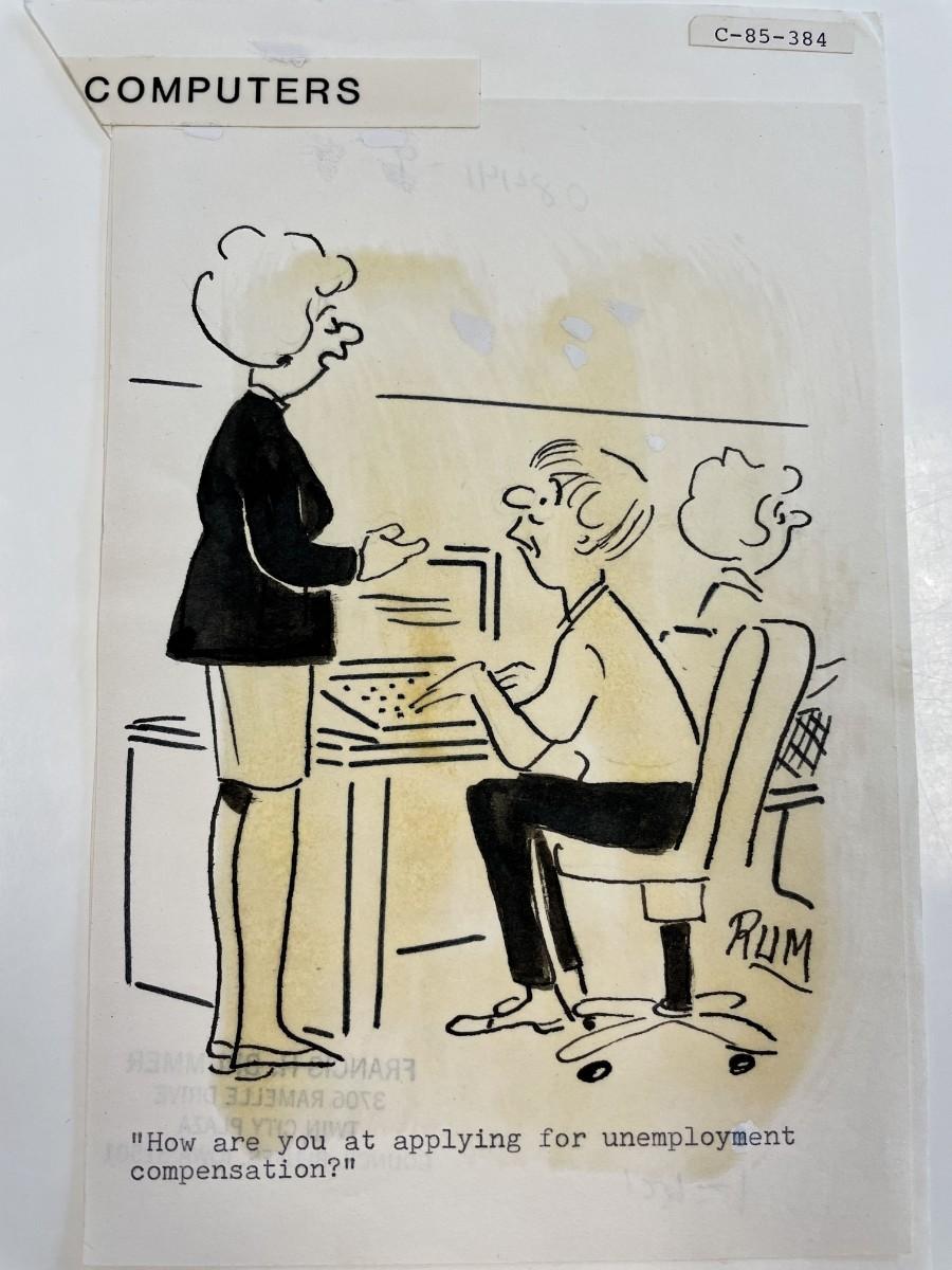 Frank Brummer Original Cartoon | EstateSales.org