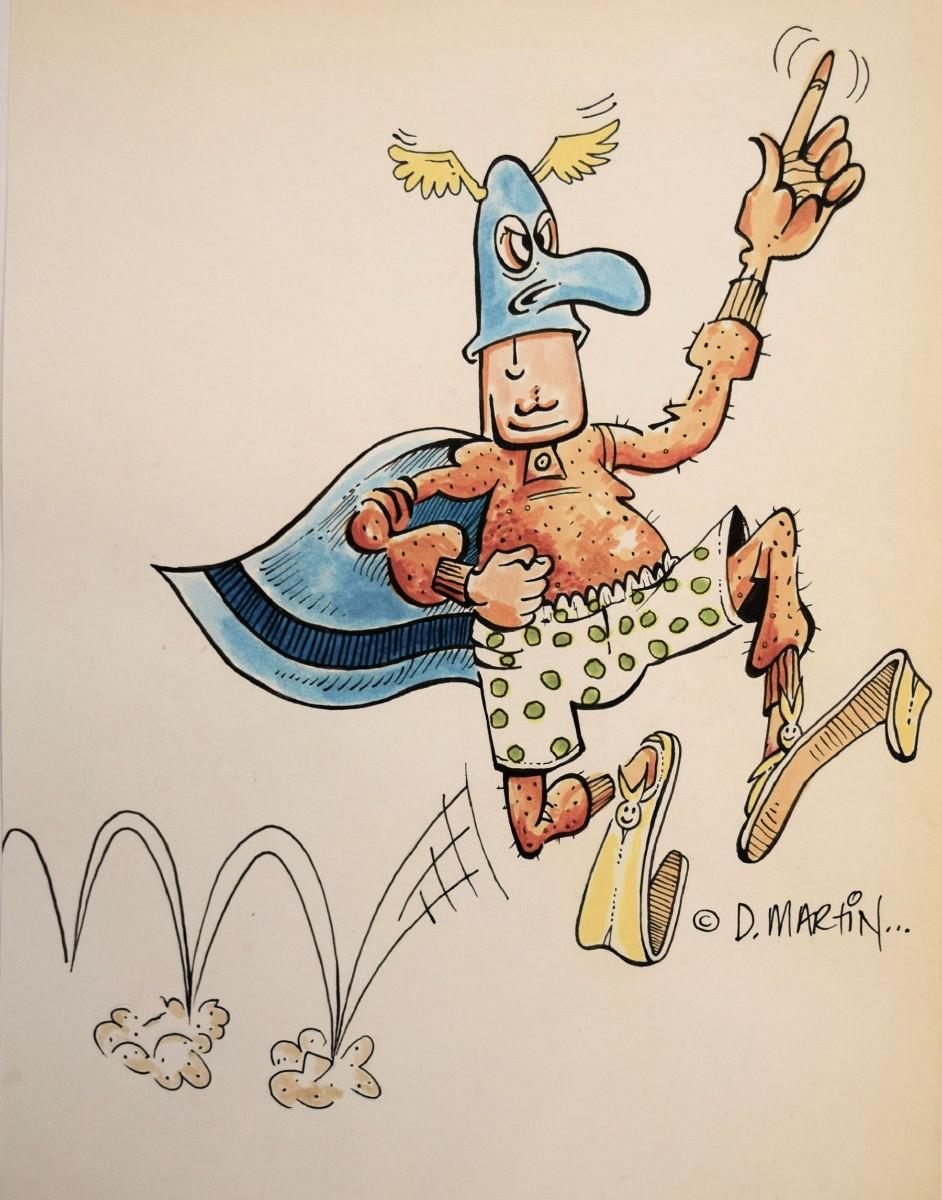 Don Martin drawn and signed sketch | EstateSales.org