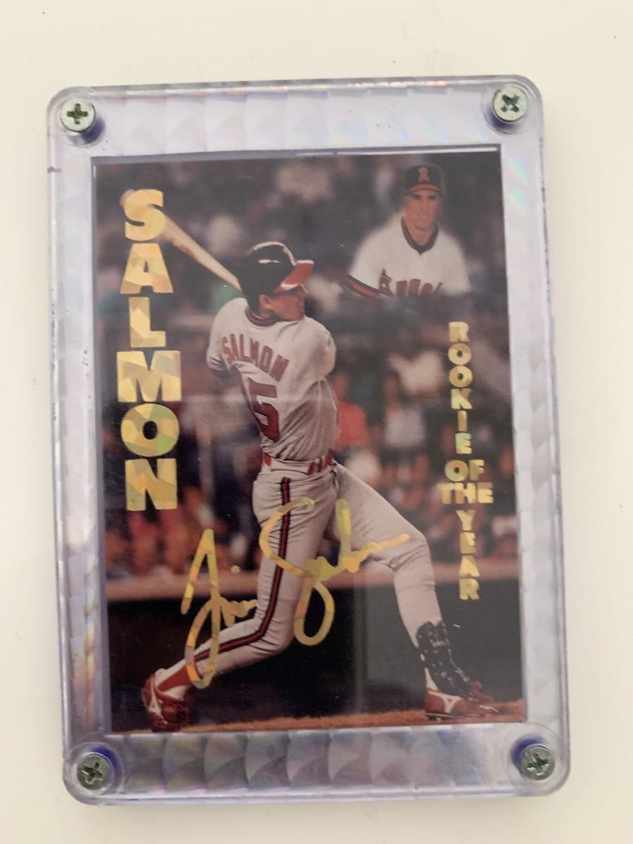 Tim Salmon California Angels Rookie of the Year Facsimile Signed Framed ...