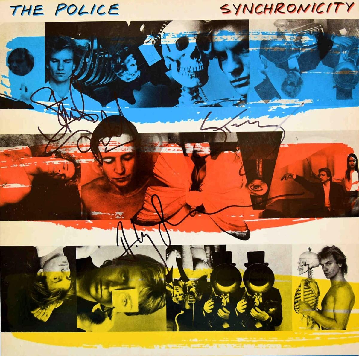 The Police signed Synchronicity album | EstateSales.org