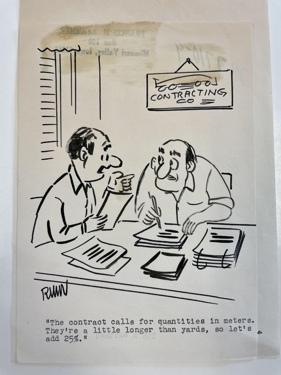 Frank Brummer Original Cartoon | EstateSales.org