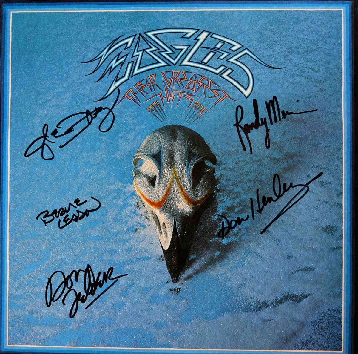 Eagles Their Greatest Hits 1971-1975 signed album | EstateSales.org