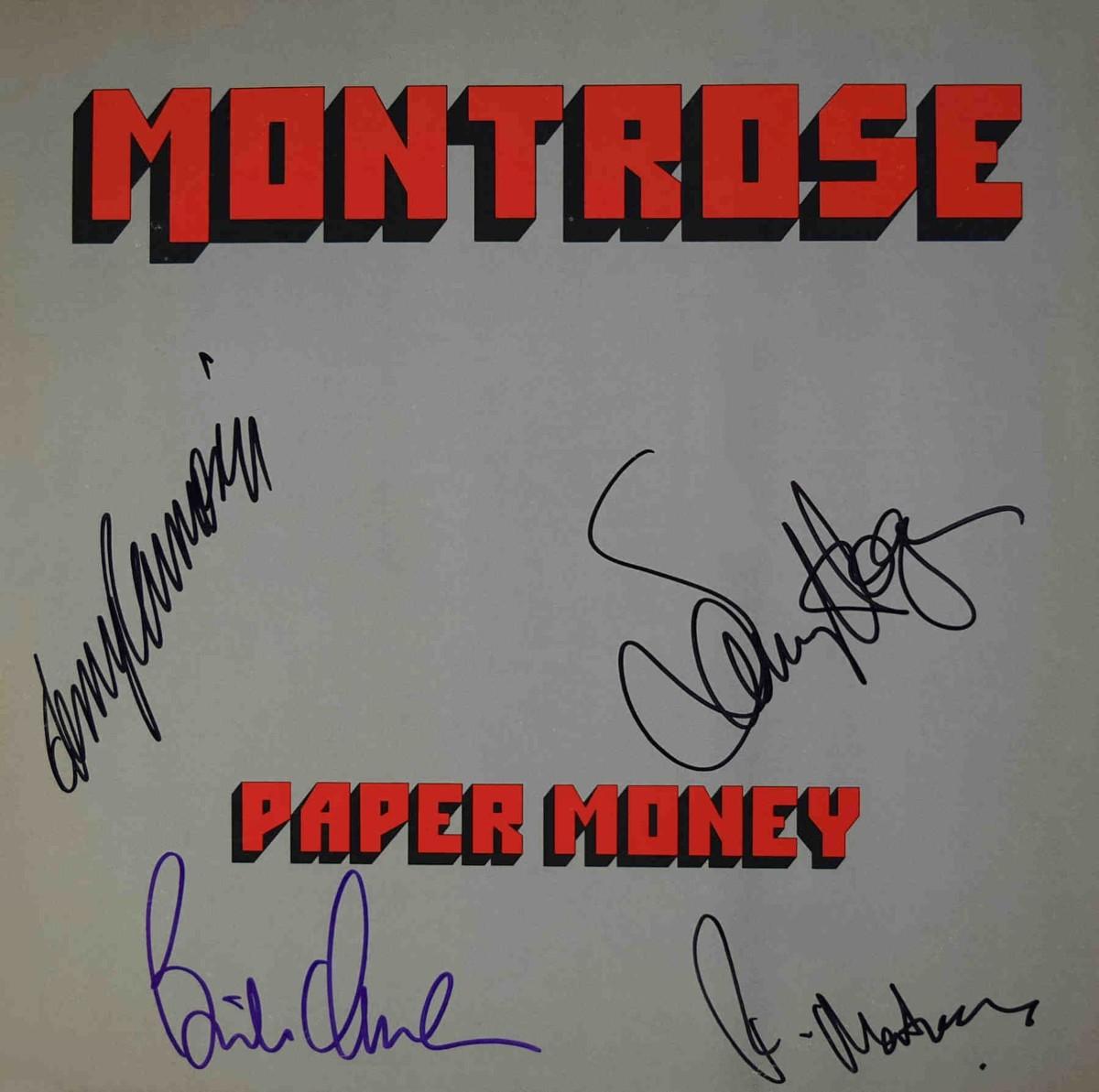 Montrose signed Paper Money album | EstateSales.org