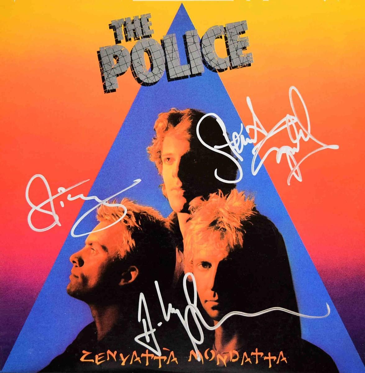 The Police signed Zenyatta Mondatta album | EstateSales.org