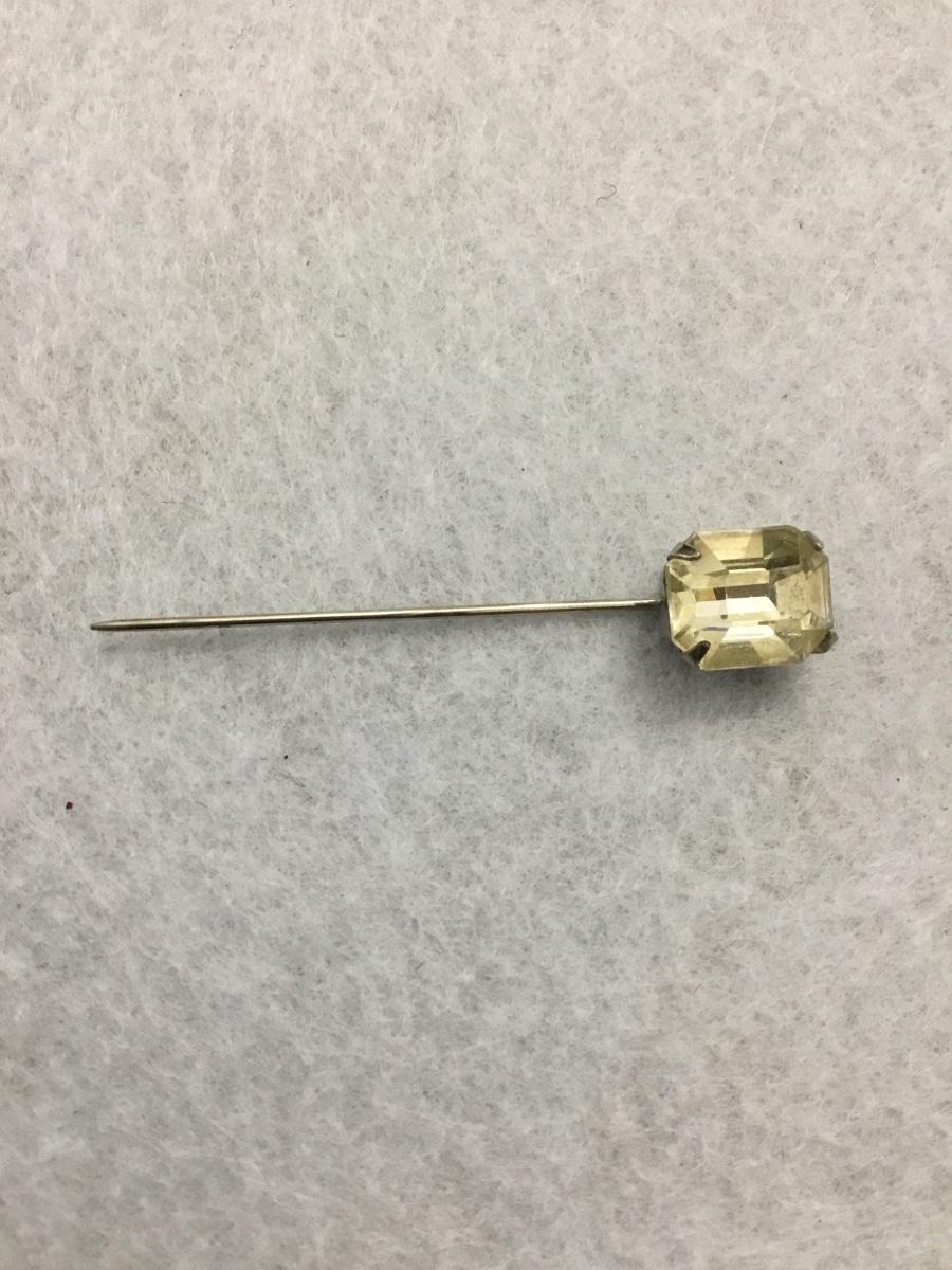 Vintage, yellow, crystal pin | EstateSales.org
