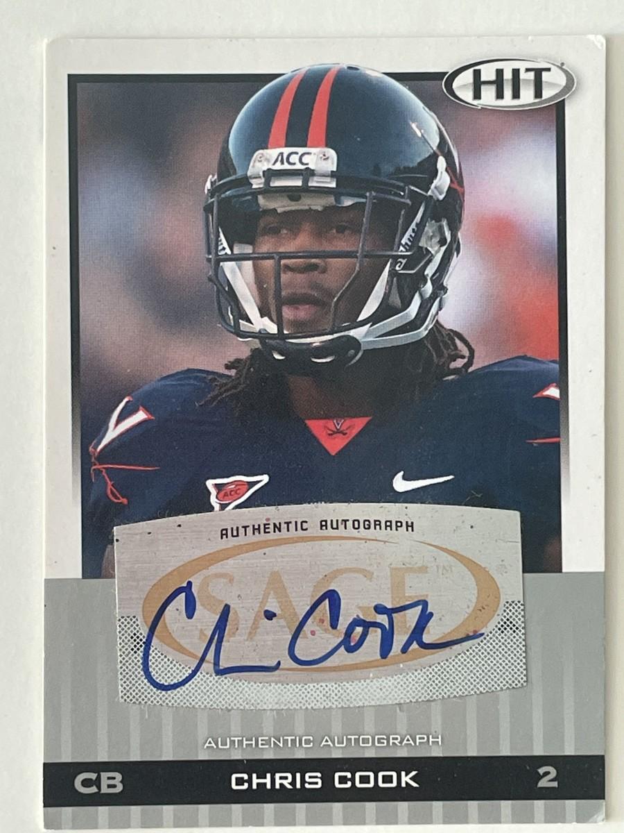 Chris Cook signed autograph card | EstateSales.org