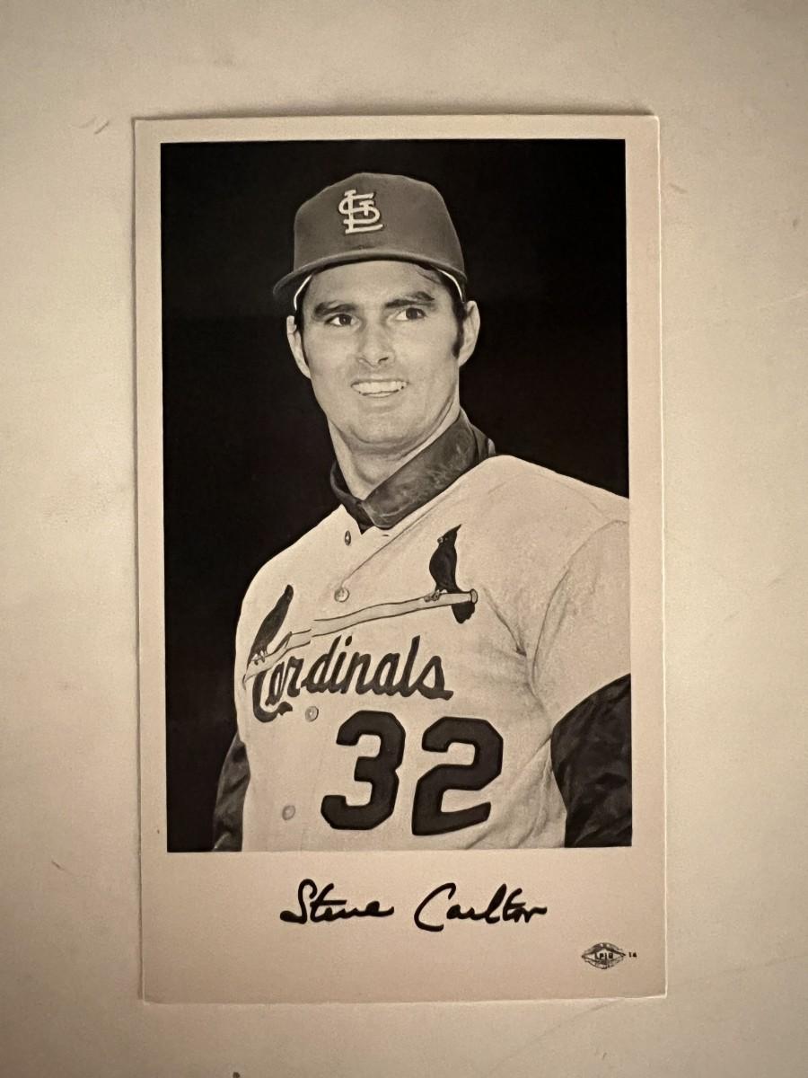 Steve Carlton facsimile signed photo. 3x5 inches | EstateSales.org