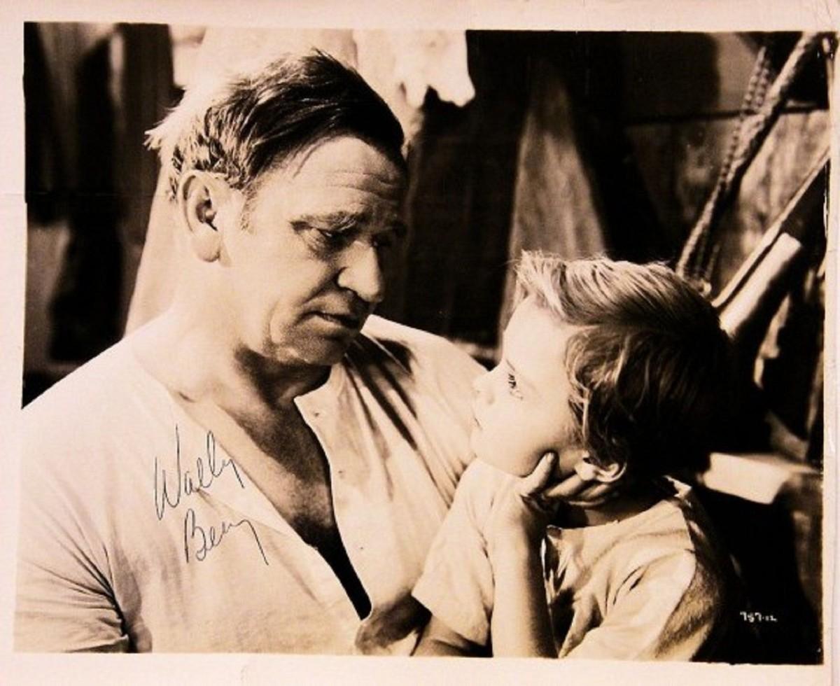 Wally Beery signed portrait photo | EstateSales.org