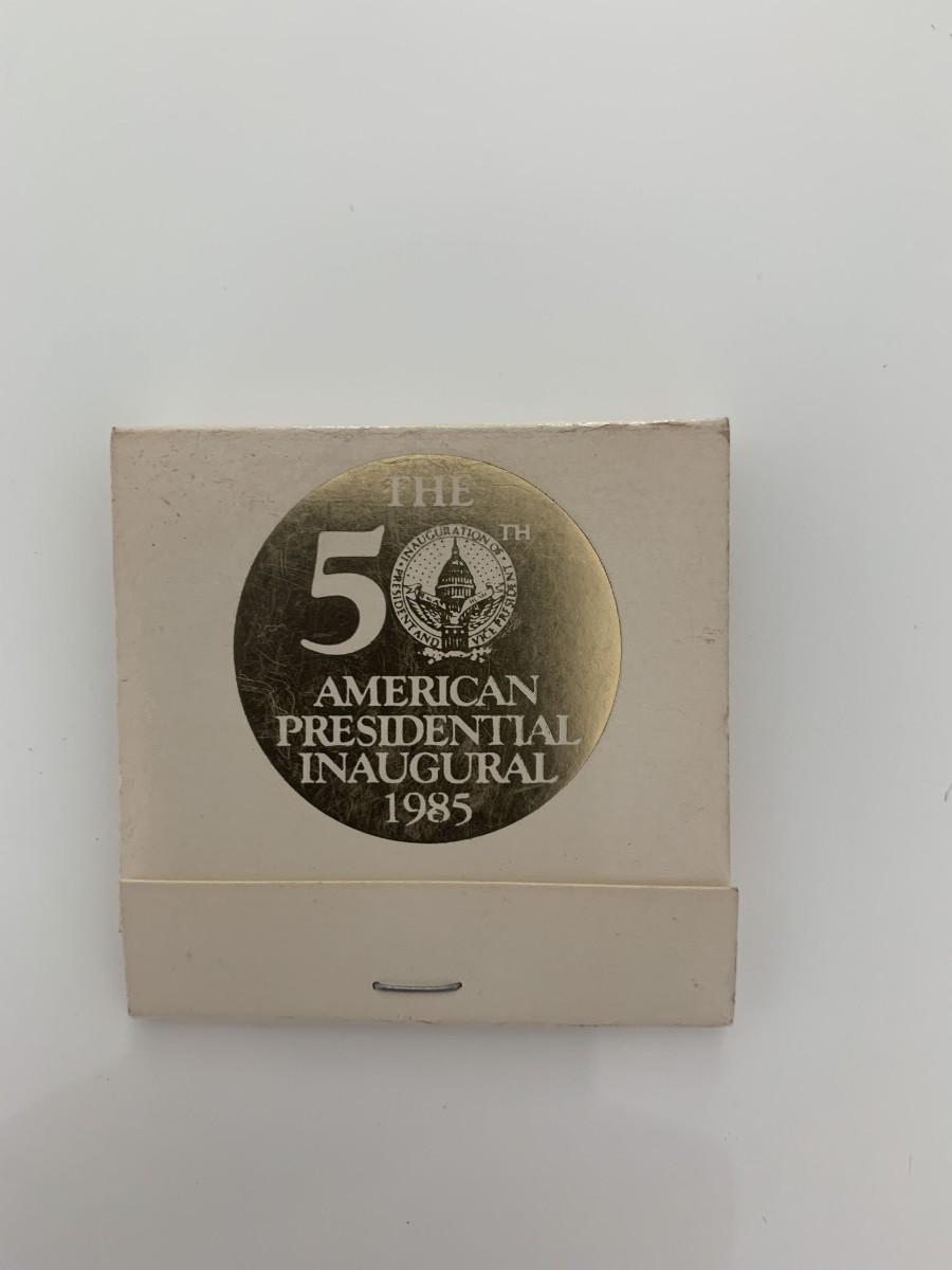 1985 President Ronald Reagan Inaugural matchbook | EstateSales.org